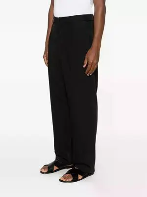 Imperial Pleated Trousers - Black