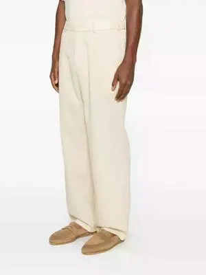 Imperial Pleated Straight Trousers