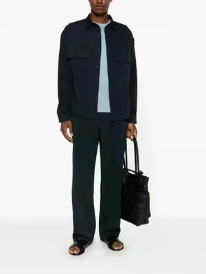 Imperial Flap-pocket Shirt Jacket - Blue