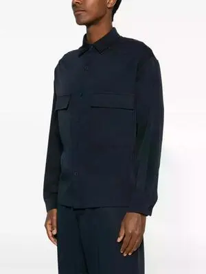 Imperial Flap-pocket Shirt Jacket - Blue