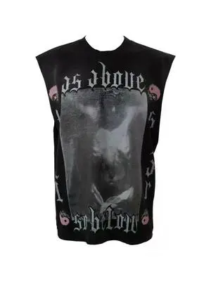 HELLSTAR Graphic-print Sleeveless Top