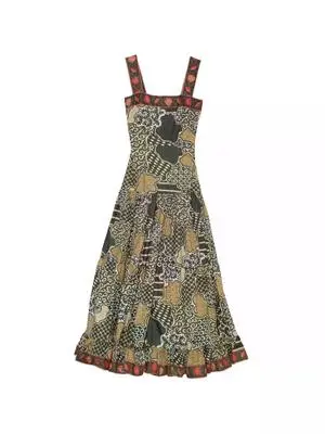 PHILIPPA 1970 Abstract-print Maxi Dress