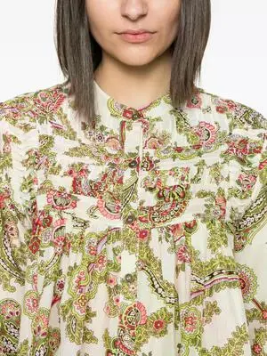 PHILIPPA 1970 Oriana Paisley-print Shirt