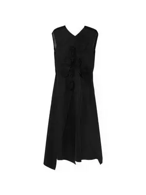 LITKOVSKA Embroidered Layered Maxi Dress