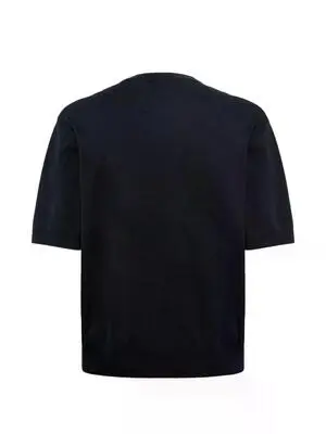 LANEUS Cotton Crew-neck T-shirt