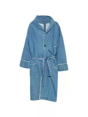 FAÇON JACMIN Miki Frayed-hem Oversized Coat