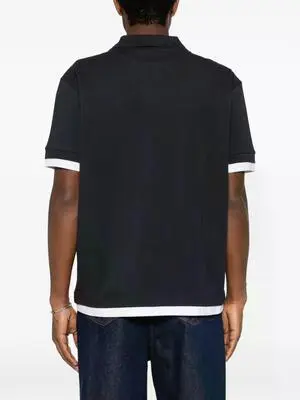 7 For All Mankind Contrast-trim Polo Shirt - Blue