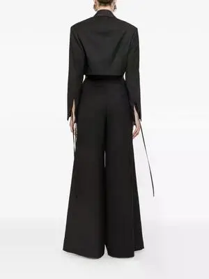 NISSA Pleated Wide-leg Trousers