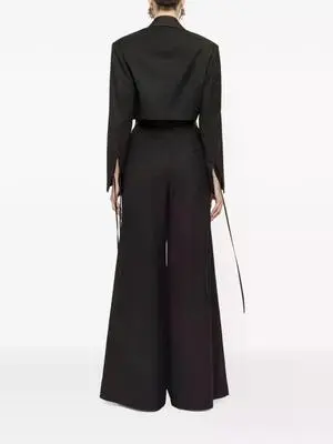NISSA Pleated Wide-leg Trousers