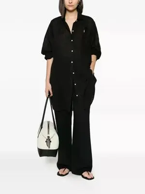 Polo Ralph Lauren Logo-embroidered Shirt - Black