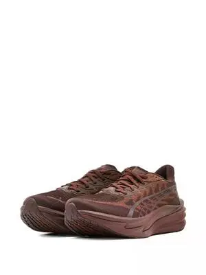 PUMA Mesh-panelled Sneakers - Brown