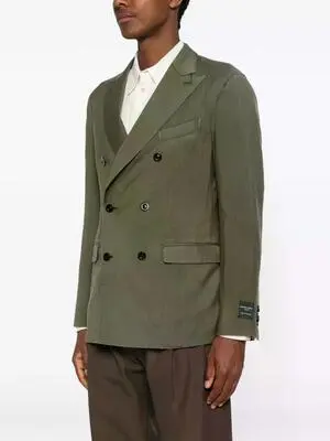 Boglioli Double-breasted Jacket - Green