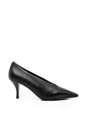 SERGIO MORETTI FIRENZE Pointed-toe Leather Pumps