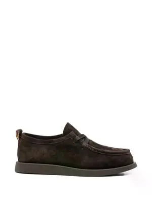 SERGIO MORETTI FIRENZE Suede Apron-toe Derby Shoes