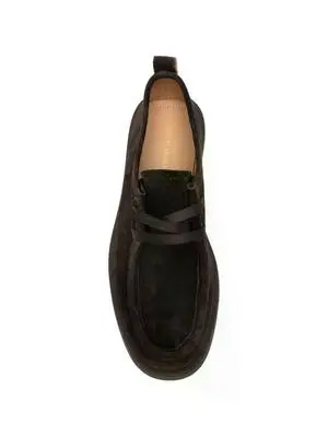 SERGIO MORETTI FIRENZE Suede Apron-toe Derby Shoes
