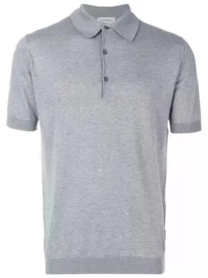 John Smedley Adrian' Polo Shirt - Grey