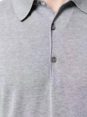 John Smedley Adrian' Polo Shirt - Grey