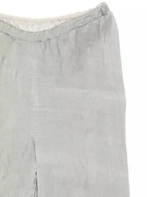 ALYSI Striped Wide Leg Trousers