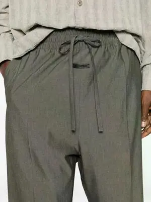 Fear Of God Drawstring Wide-leg Trousers - Grey