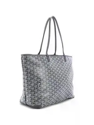 Goyard Artois Mm Tote Coated Canvas Shoulder Bag - Grey