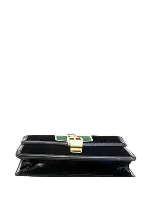 Gucci Sylvie Shoulder Bag Gg Velvet Small