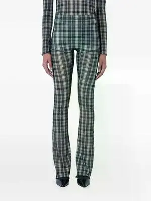 KNWLS Plaid Leggings - Green