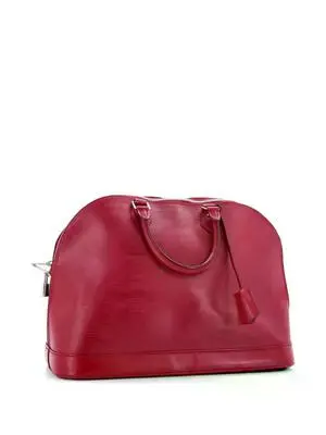 LOUIS VUITTON Alma Handbag Epi Leather Gm Satchel - Red