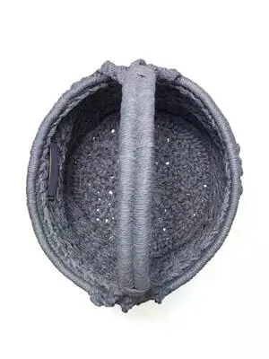 Tory Burch Ella Hand-crocheted Popcorn Bucket Bag - Grey