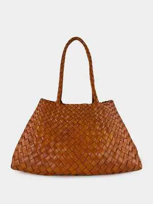 Dragon Diffusion Santa Croce Big Woven Tote - Brown