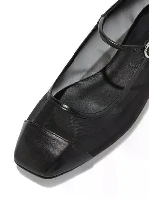 AeydĒ Uma Mesh Ballet Flats - Black