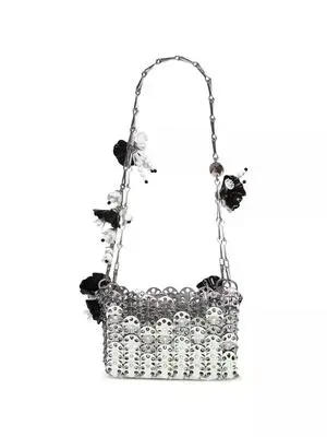 Rabanne Mini Flower-embellished Shoulder Bag