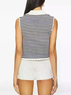 Sea Striped Sleeveless Top