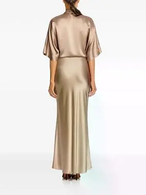 THE SEI Satin-finish Bias-cut Skirt