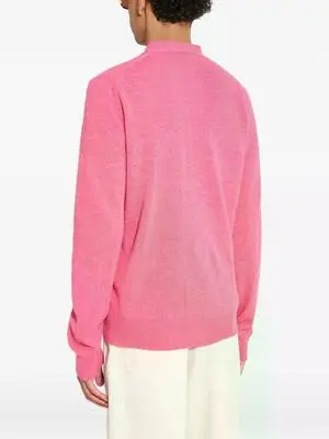 Comme Des Garçons Play Double Heart Cardigan - Pink
