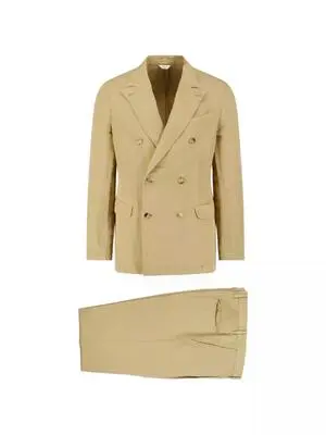 Boglioli Double-breasted Suit - Neutrals