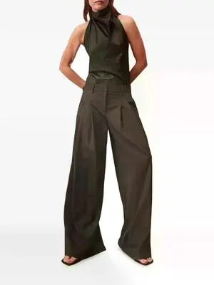 TWP High-neck Backless Top
