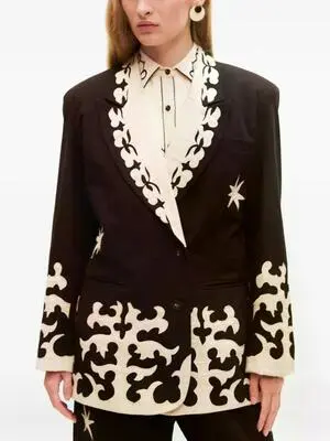 Carolina K Mama Embroidered Appliqué Jacket