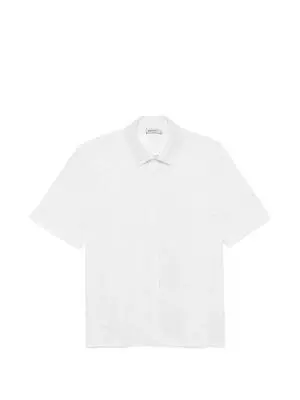 Simkhai Conrad Button-down Short-sleeve Shirt - Neutrals
