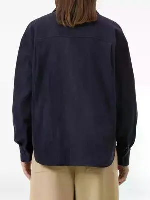 Closed Ribbed Pocket Shirt