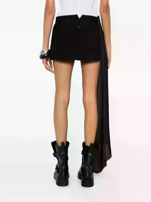 Isabel Benenato Draped Mini Skirt