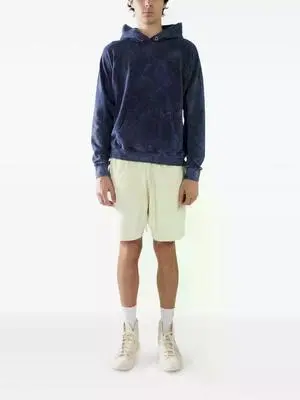LES TIEN Raw-cut Drawstring Shorts - Neutrals
