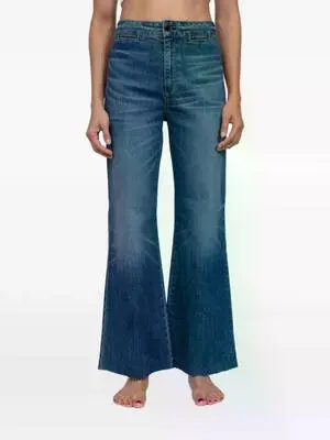 Askk Ny Raw Edge Hem Jeans For Women