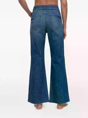 ASKK NY Whiskered Raw-hem Jeans