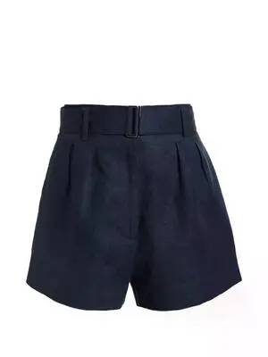 Hevron Belted Shorts For Women