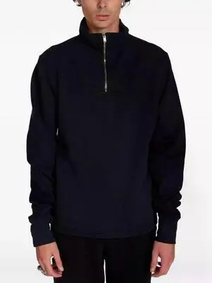 LES TIEN Panelled Zip-up Sweater