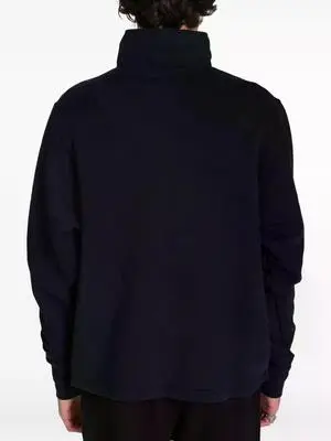 LES TIEN Panelled Zip-up Sweater