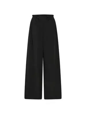 St. Agni Black Wash Pants For Women