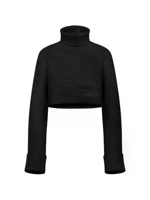 Le Kasha Cropped Knitwear For Women
