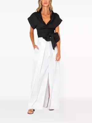 JBQ Kora Wrap-around Top - White