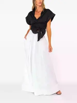 JBQ Kora Wrap-around Top - White